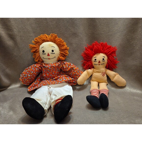 Handmade | Toys | Vintage Handmade Raggedy Ann Dolls Lot Of 2 5 18 ...